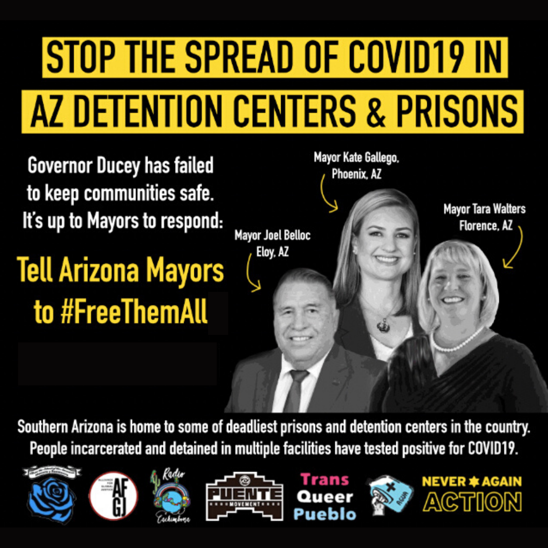 #FreeThemAll to keep Arizona safe from COVID-19!